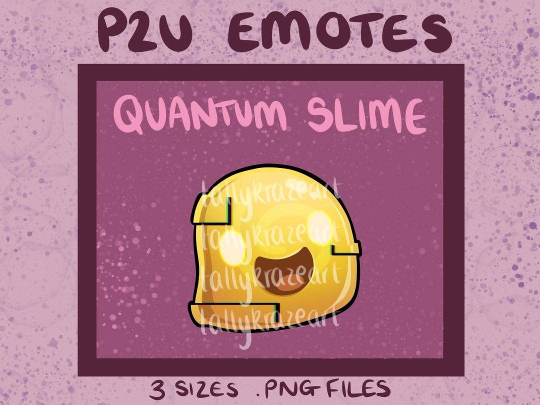Quantum Slime Rancher Emote for Twitch, Discord, Youtube Ready to Use ...