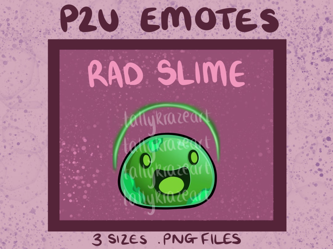 Rad Slime Rancher Emote for Twitch, Discord, Youtube Ready to Use ...