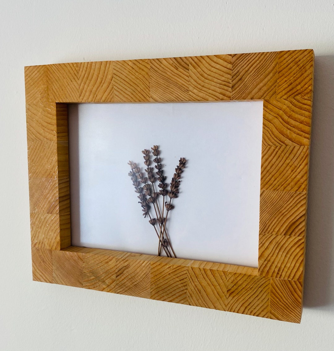 Wood Frame Natural Wood Frame Wood Photo Frame Personalized - Etsy