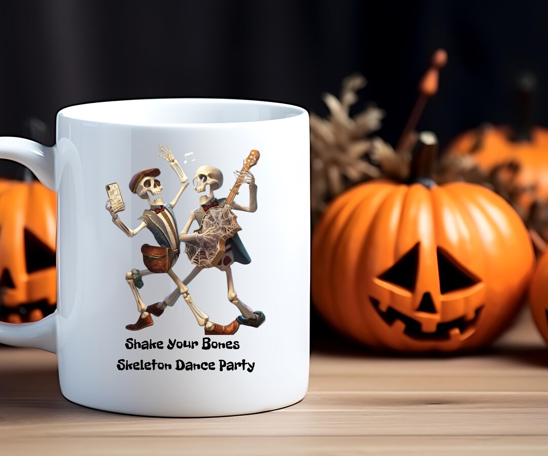 Shake Your Bones Skeleton Dance Halloween Apparel Halloween Party Funny ...