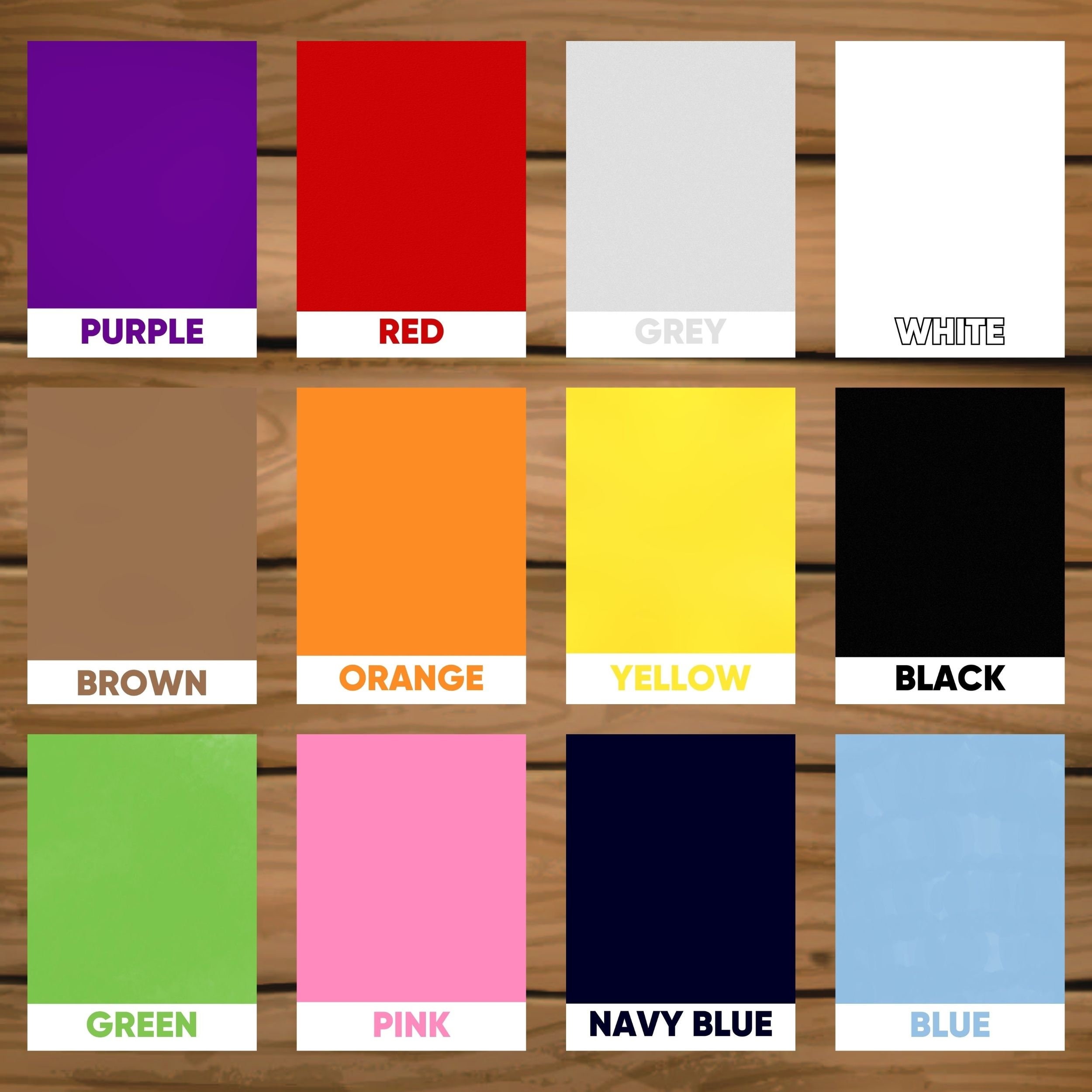 12 Colors Flashcards Printable 12 Colors Flashcards for Kids - Etsy