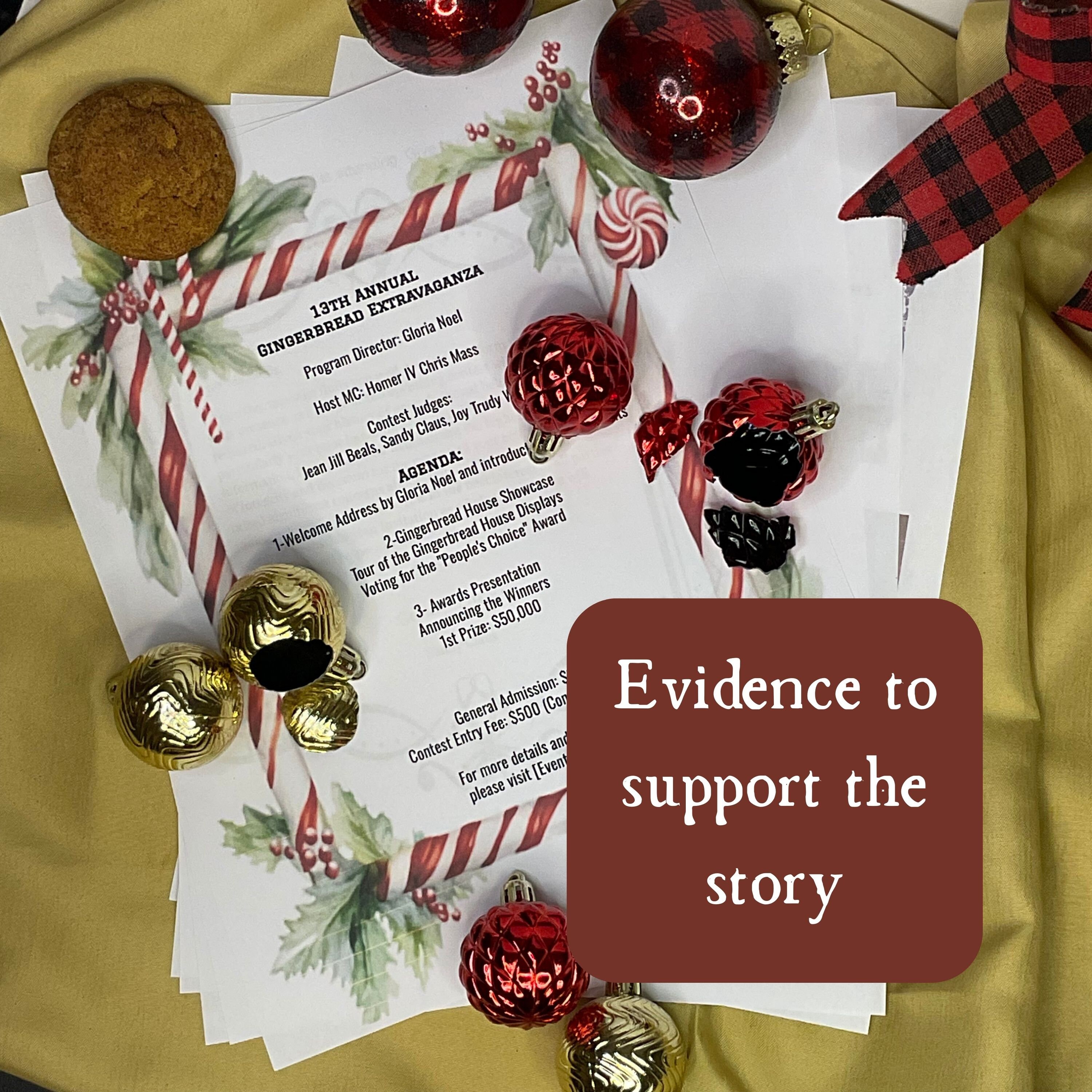 The Gingerbread Contest Carnage, COLOR Version 6-15 Person Murder ...