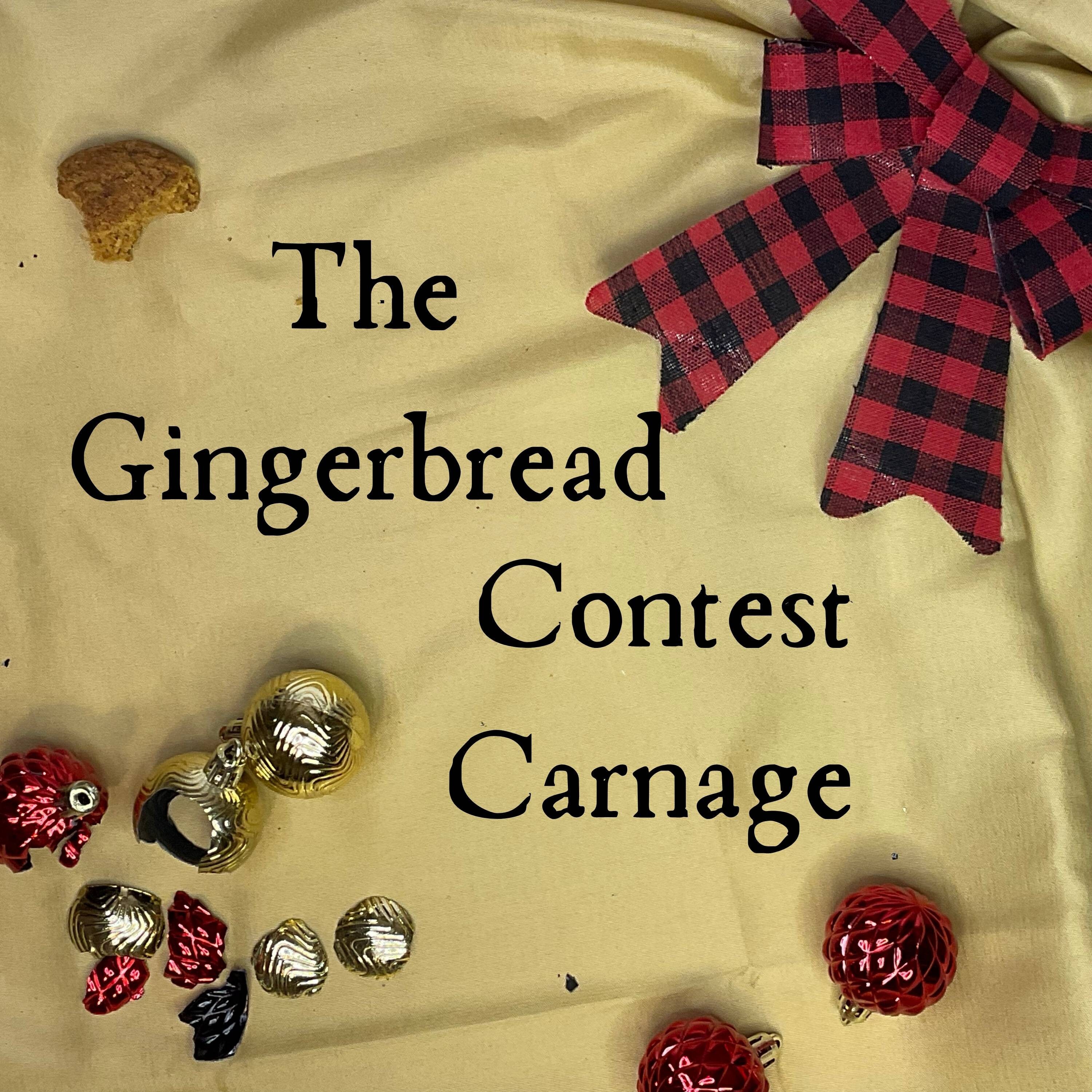 The Gingerbread Contest Carnage, B&W Version 6-15 Person Murder Mystery ...