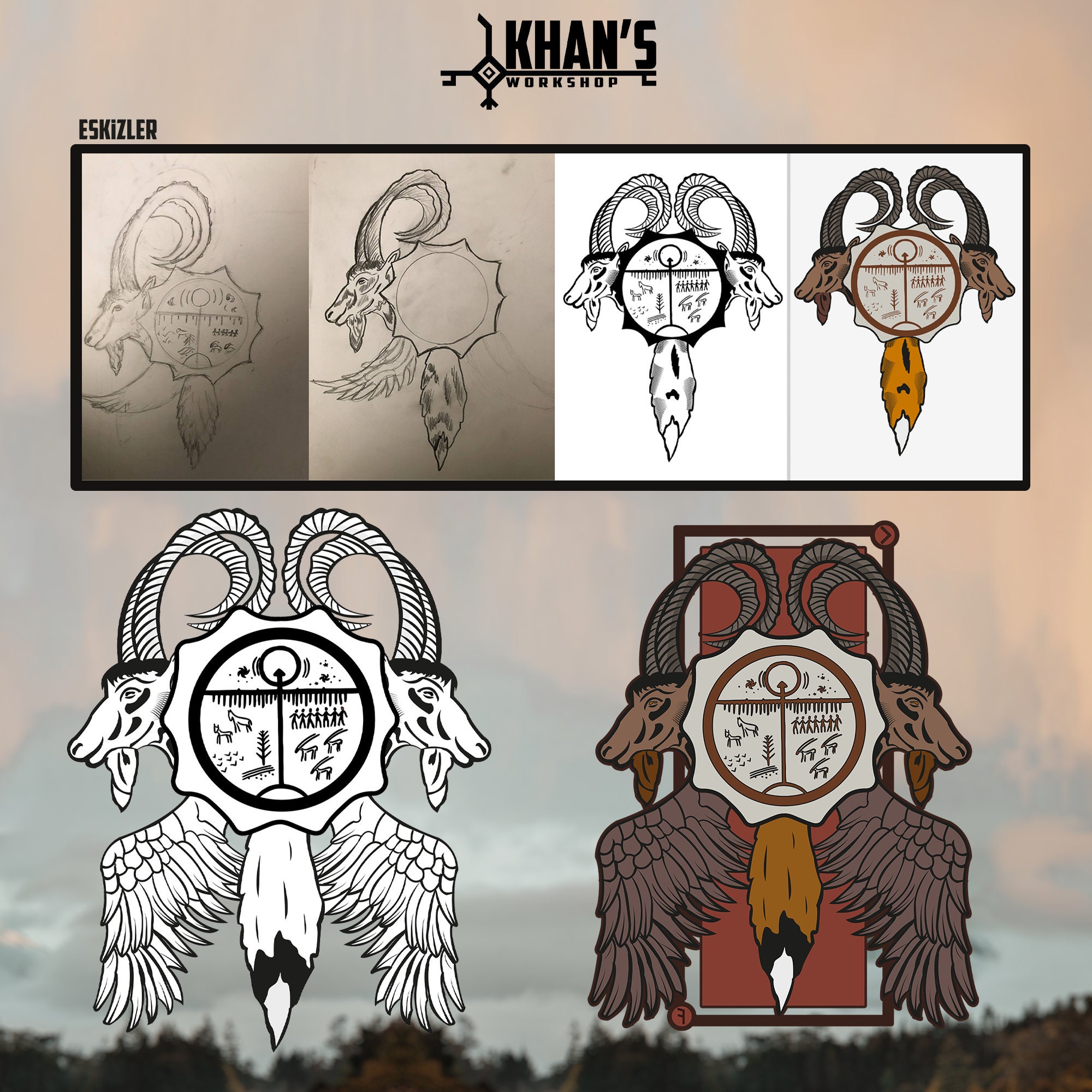 Spirit of Shaman Oversize Tshirt, Shamanic Tshirt, Turkic Tshirt, Pagan ...
