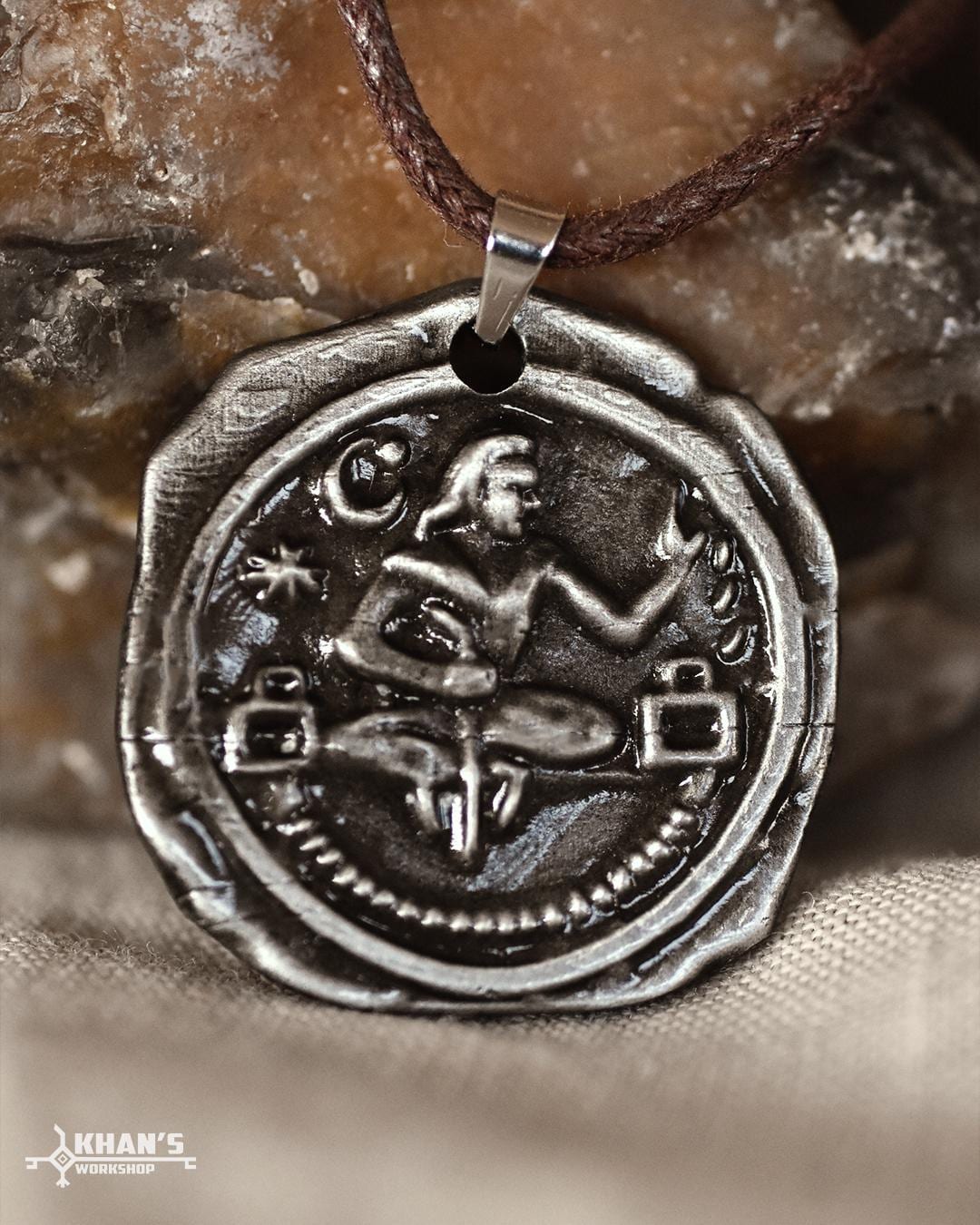 7th Gokturk Khaganate Coin, Pendant of Gokturk, Turkic Khanate Necklace ...