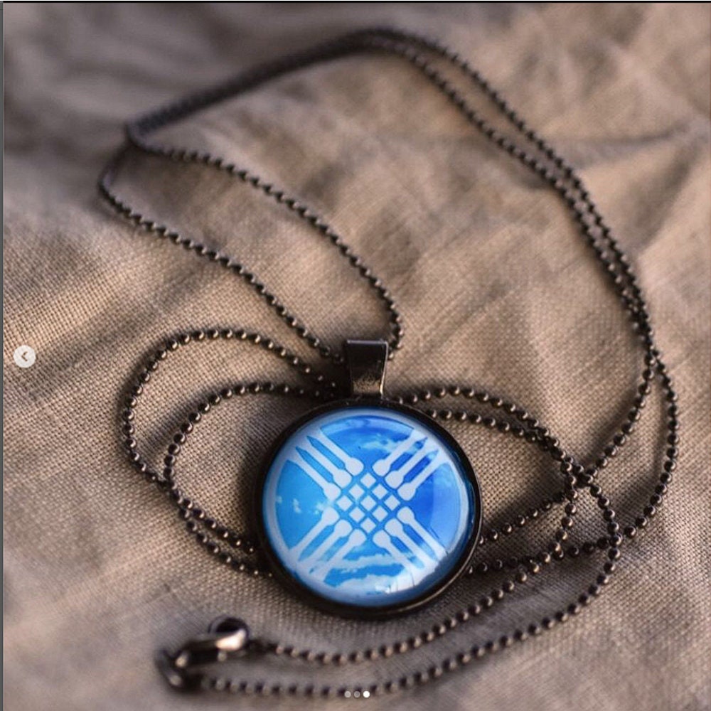 Tengri Necklace, Tengri Symbol, Turkic/mongol Shamanic Tengri, Sky God ...
