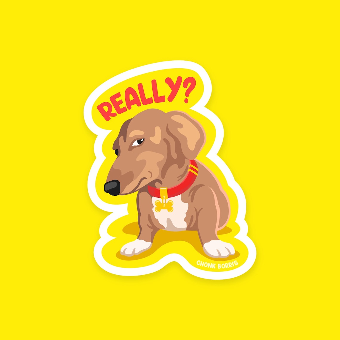 Really? Side Eye Dog Meme Sticker | Suspicious Dog Meme, Daschund Dog ...