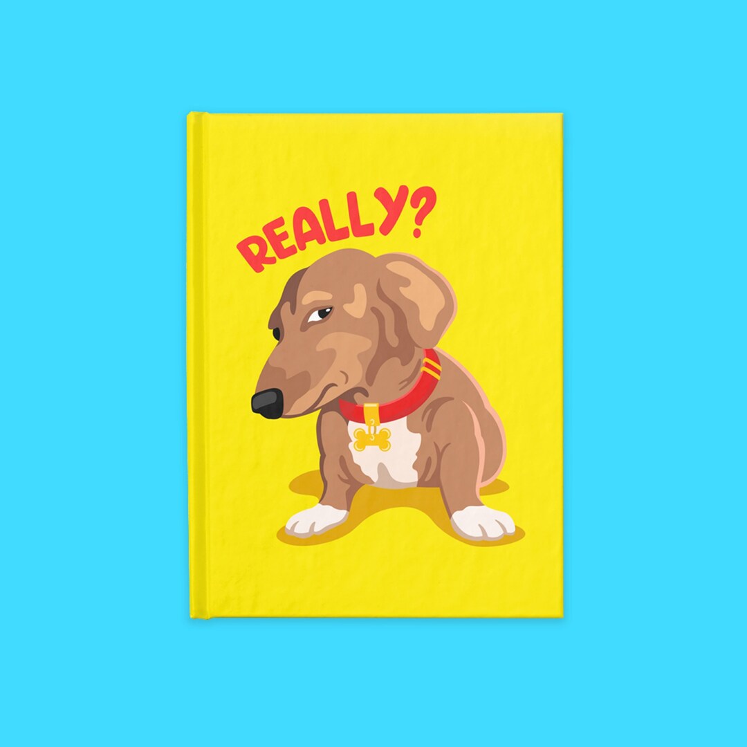 Really Side Eye Dog Meme Hardcover Journal Funny Meme Journal Notebook ...