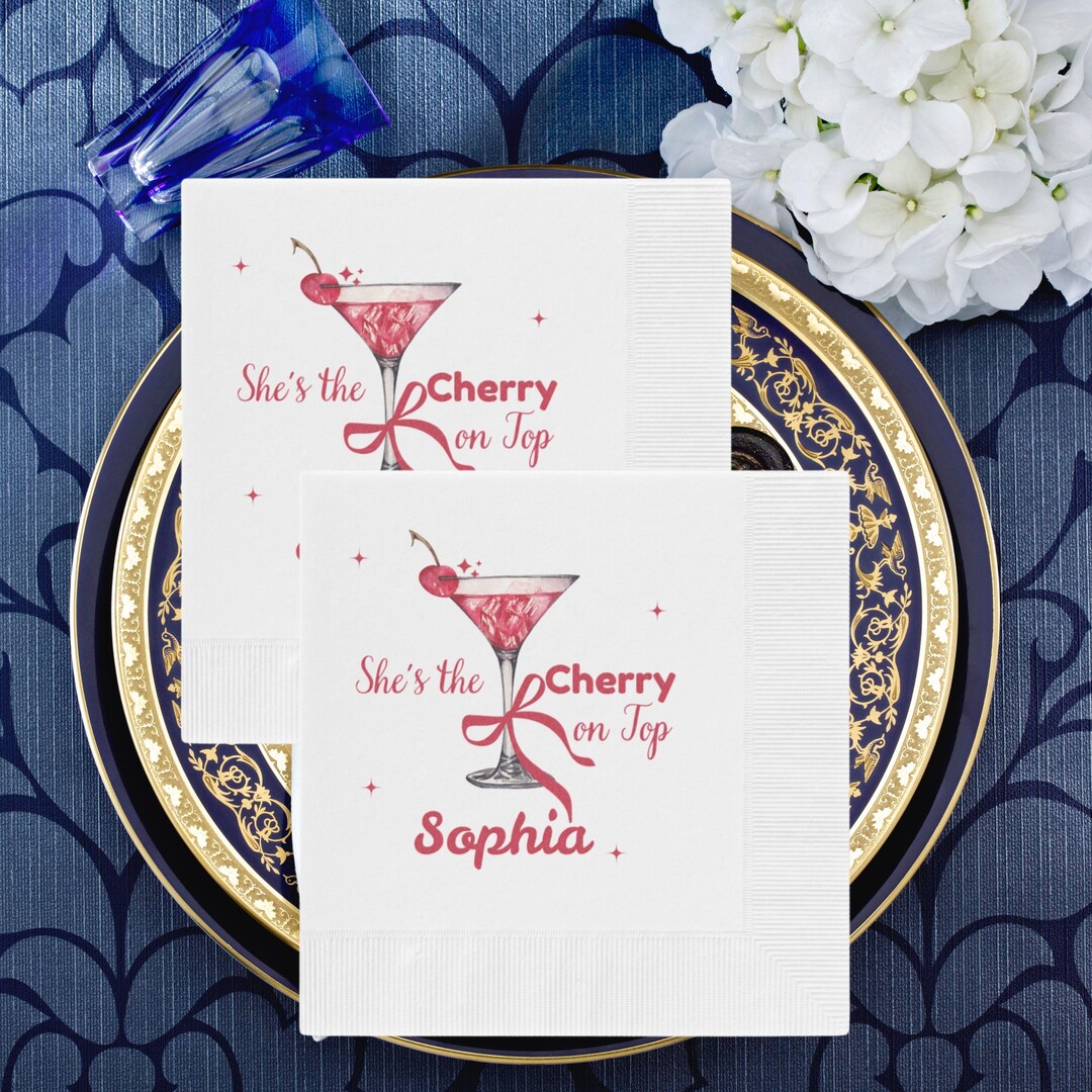 Personalized Cocktail Napkins: Custom Party Decorations, Bachelorette ...