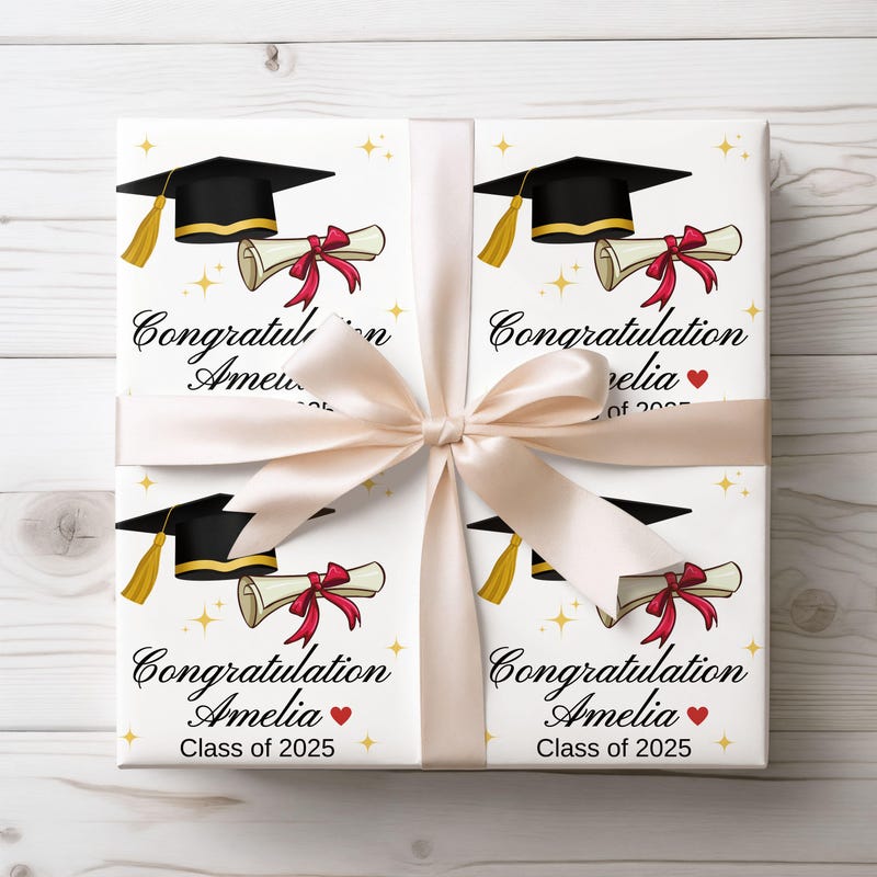 Graduation Wrapping Paper - Etsy