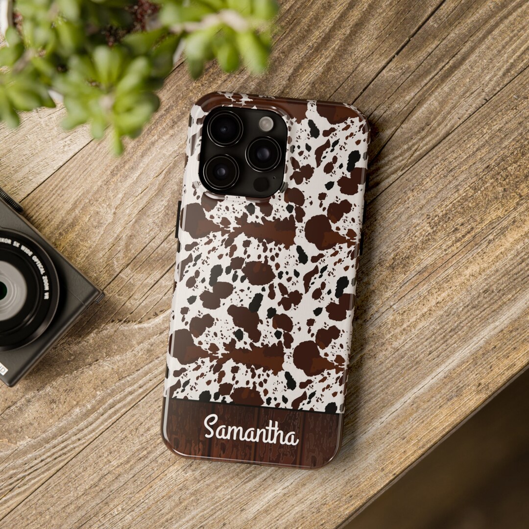 Personalized Cowhide Tough iPhone Cases/western Minimalist, Western ...