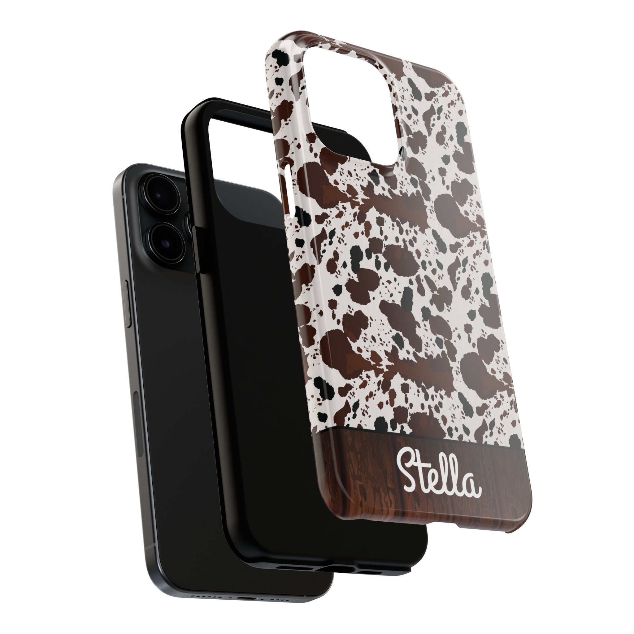 Personalized Cowhide Tough iPhone Cases/western Minimalist, Western ...