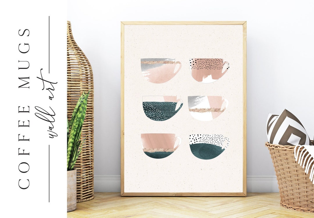 Printable Coffee Bar Wall Art | Kitchen Wall Art | Digital Download Coffee Home Decor | Coffee ...