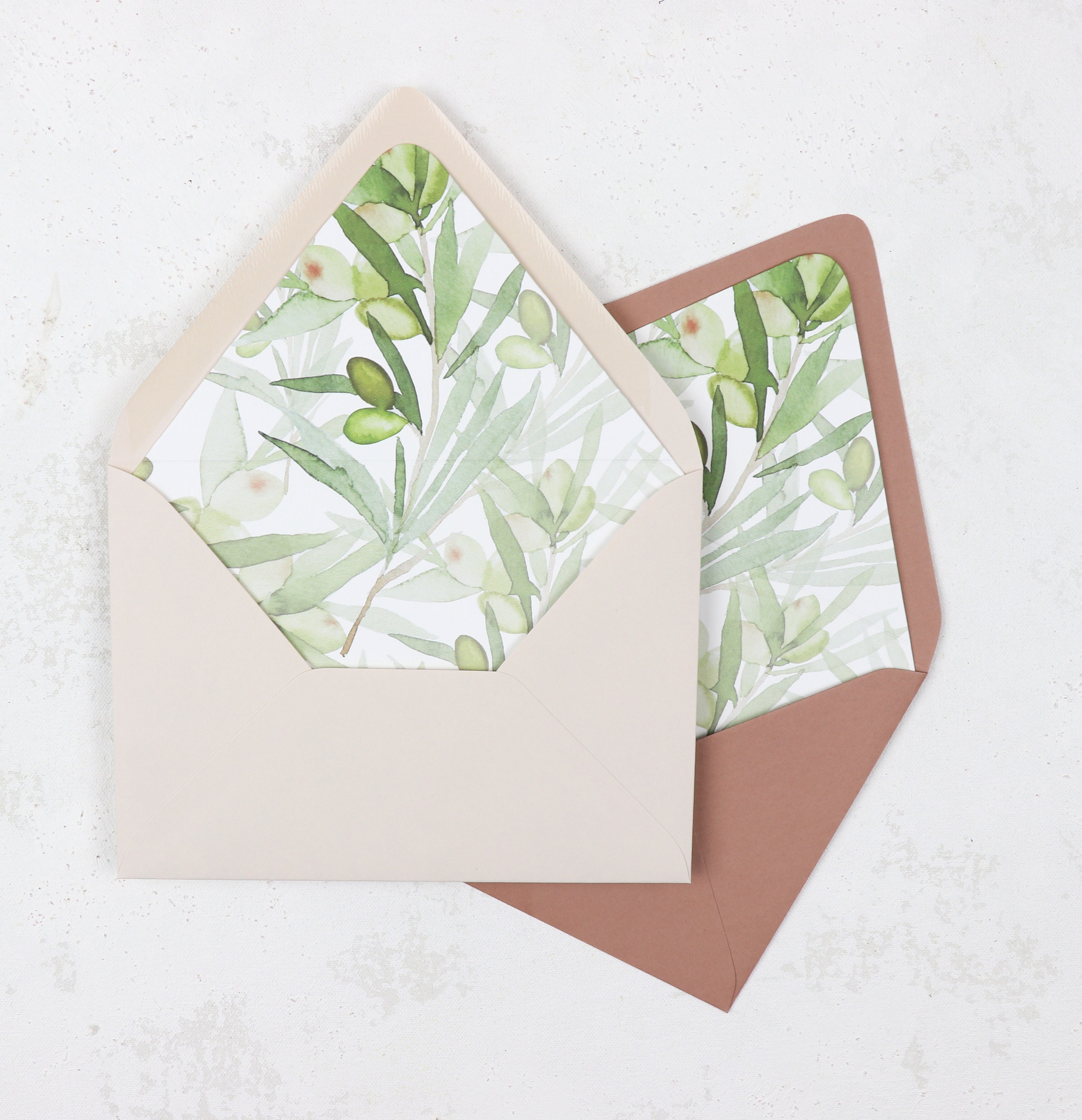 Olive Branch Printable Envelope Liners Italian-themed Envelope Liners ...