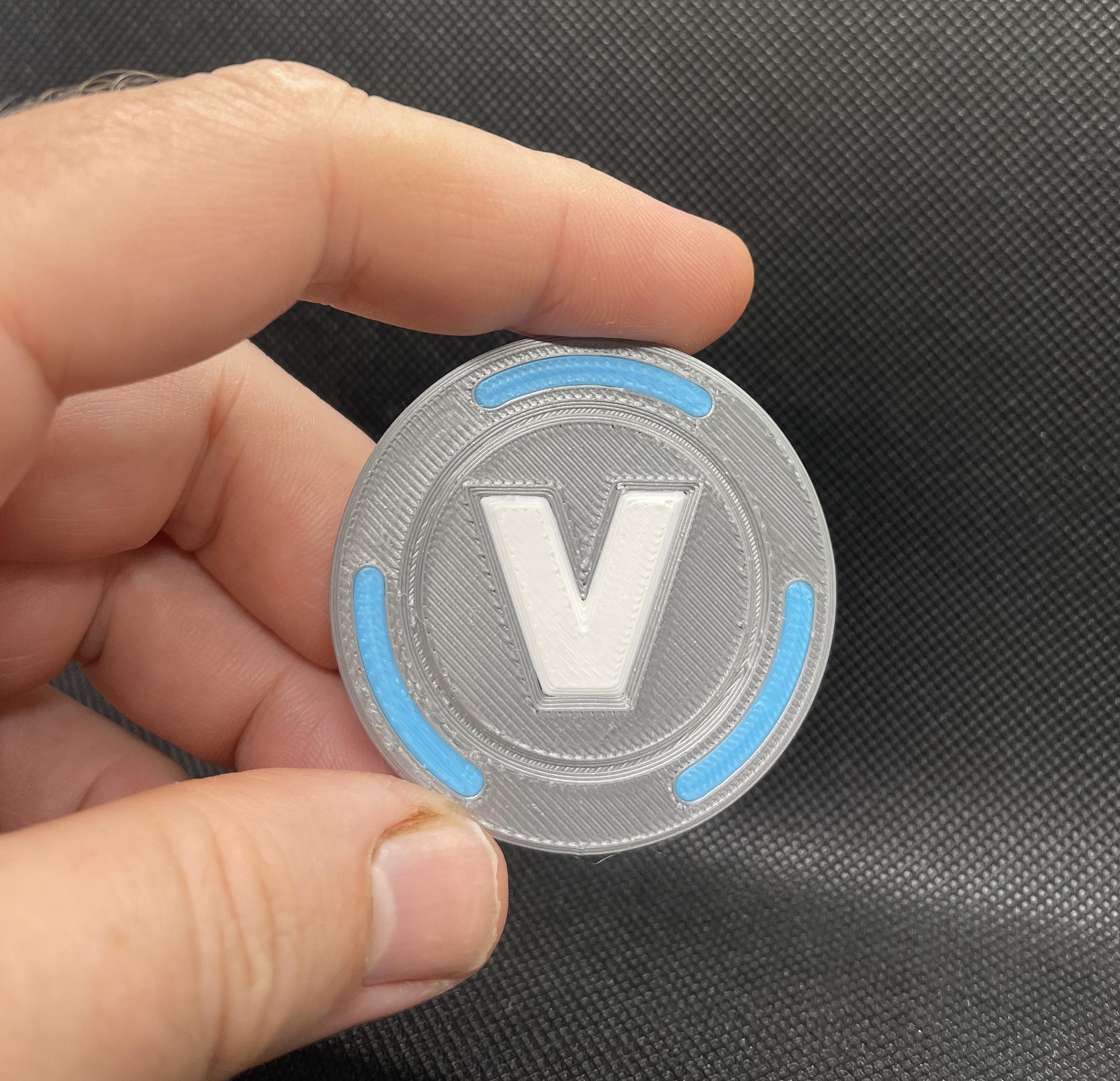 3D Vbuck Fort Replica Coins 4 Pack - Etsy