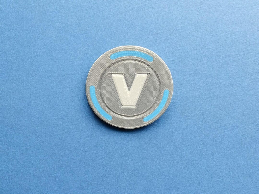 3D Vbuck Fort Replica Coins. - Etsy