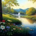 Instant Downloadable 5 Beautiful Nature Art for Decoration- Wallpaper ...