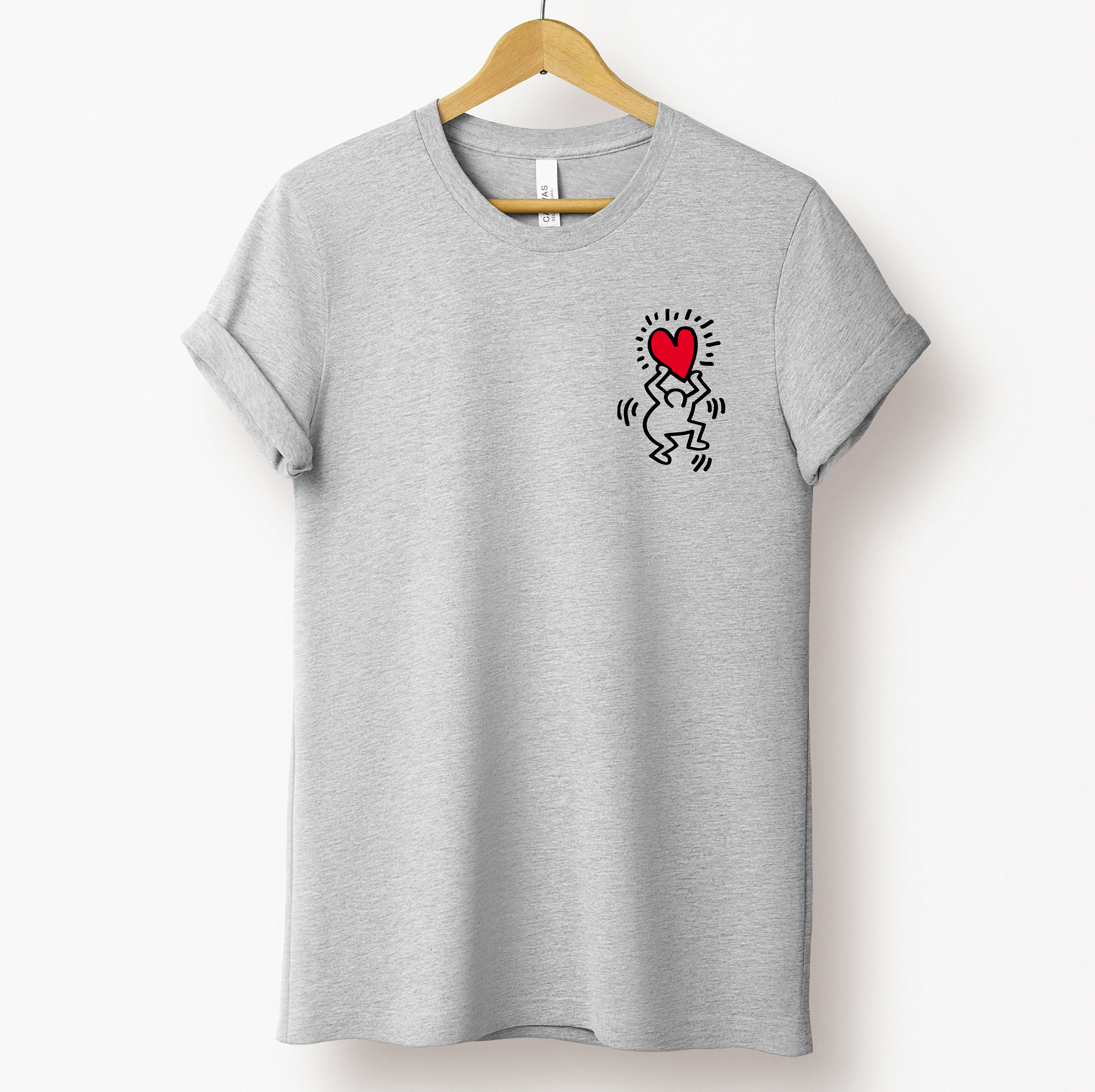 Keith Haring Shirt Keith Haring T-shirt Keith Haring Tee - Etsy