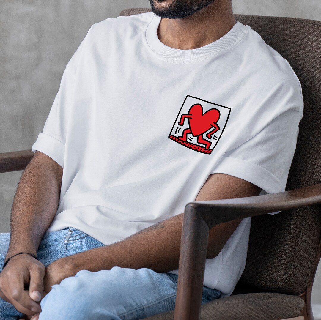 Heart Love Shirt, Heart Love T-shirt, Romantic Graphic Tee ...