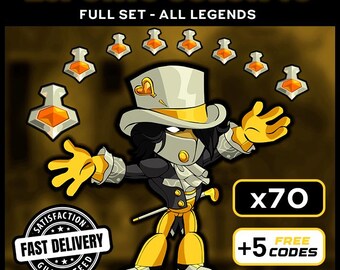 Brawlhalla | All Legends | Esports V5 Color - Etsy