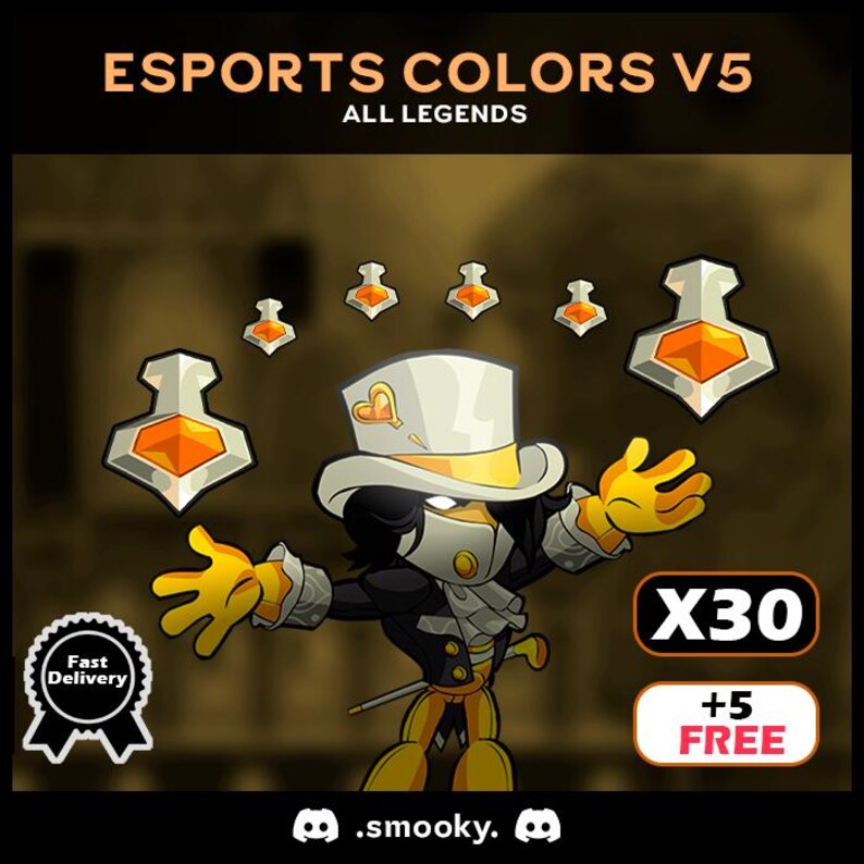 30x Esports V5 Colors | Full Set for All Legends | Fast Delivery ...