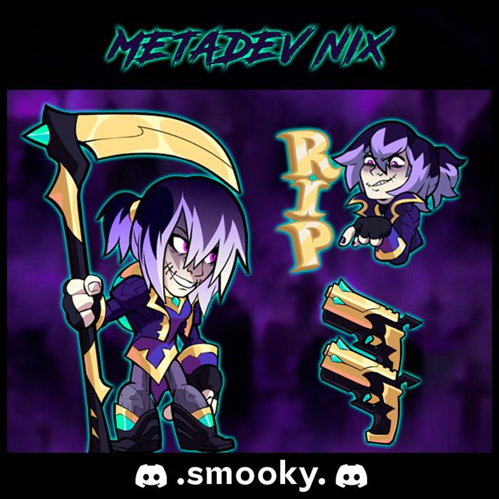 Brawlhalla Metadev Nix Skin – Rare Visual Bundle | Instant Delivery - Etsy