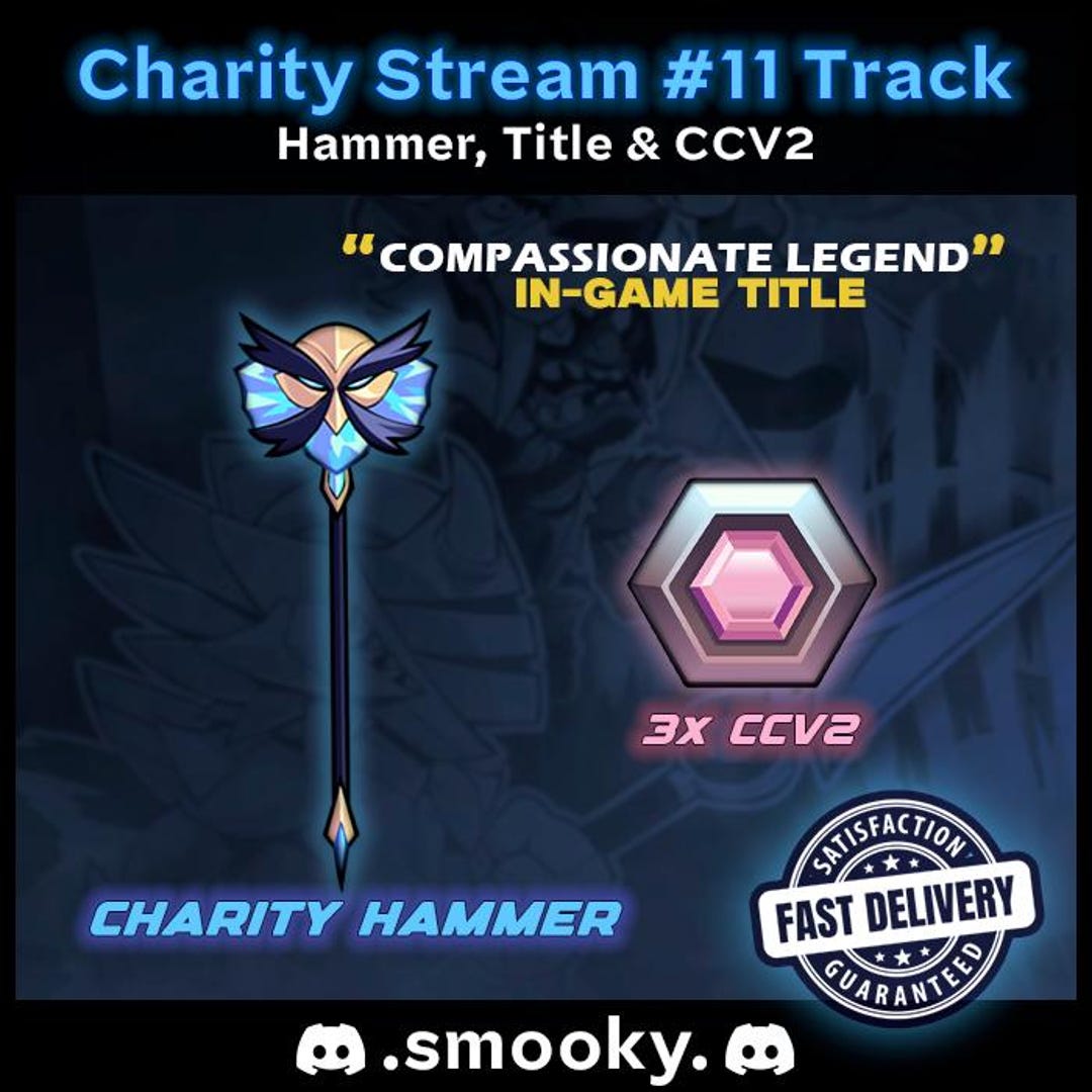 Brawlhalla Charity Hammer, Title & CCV2 (pre-order) | Charity Stream ...