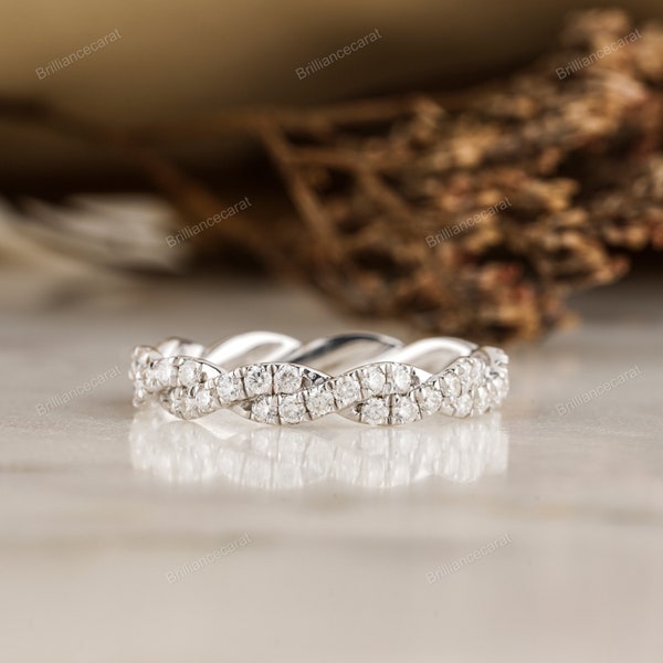 Twisted Band Engagement Ring - Etsy