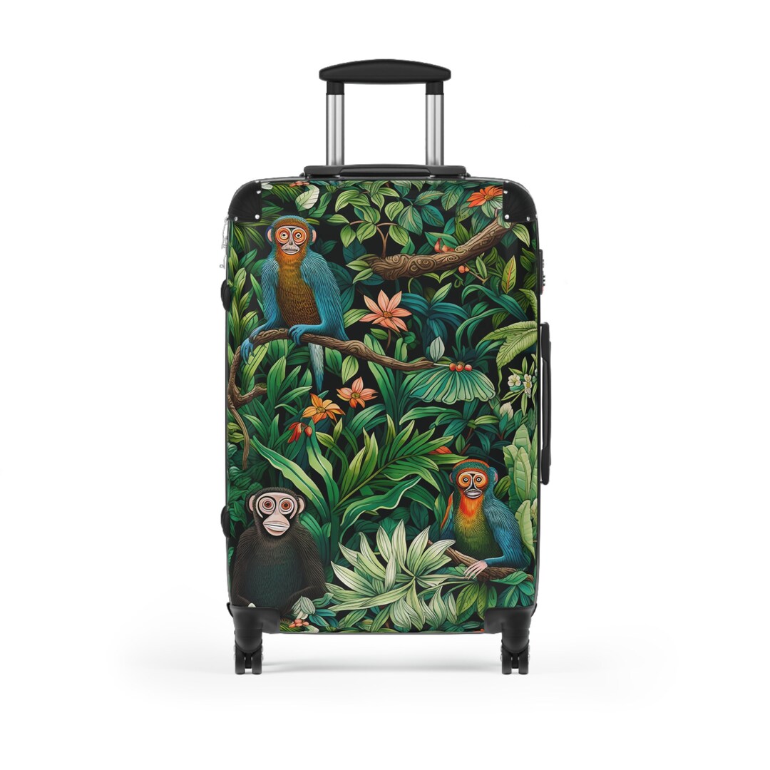 Hypnotized Exotic Monkey-birds Chilling Amidst Lush Tropical - Etsy