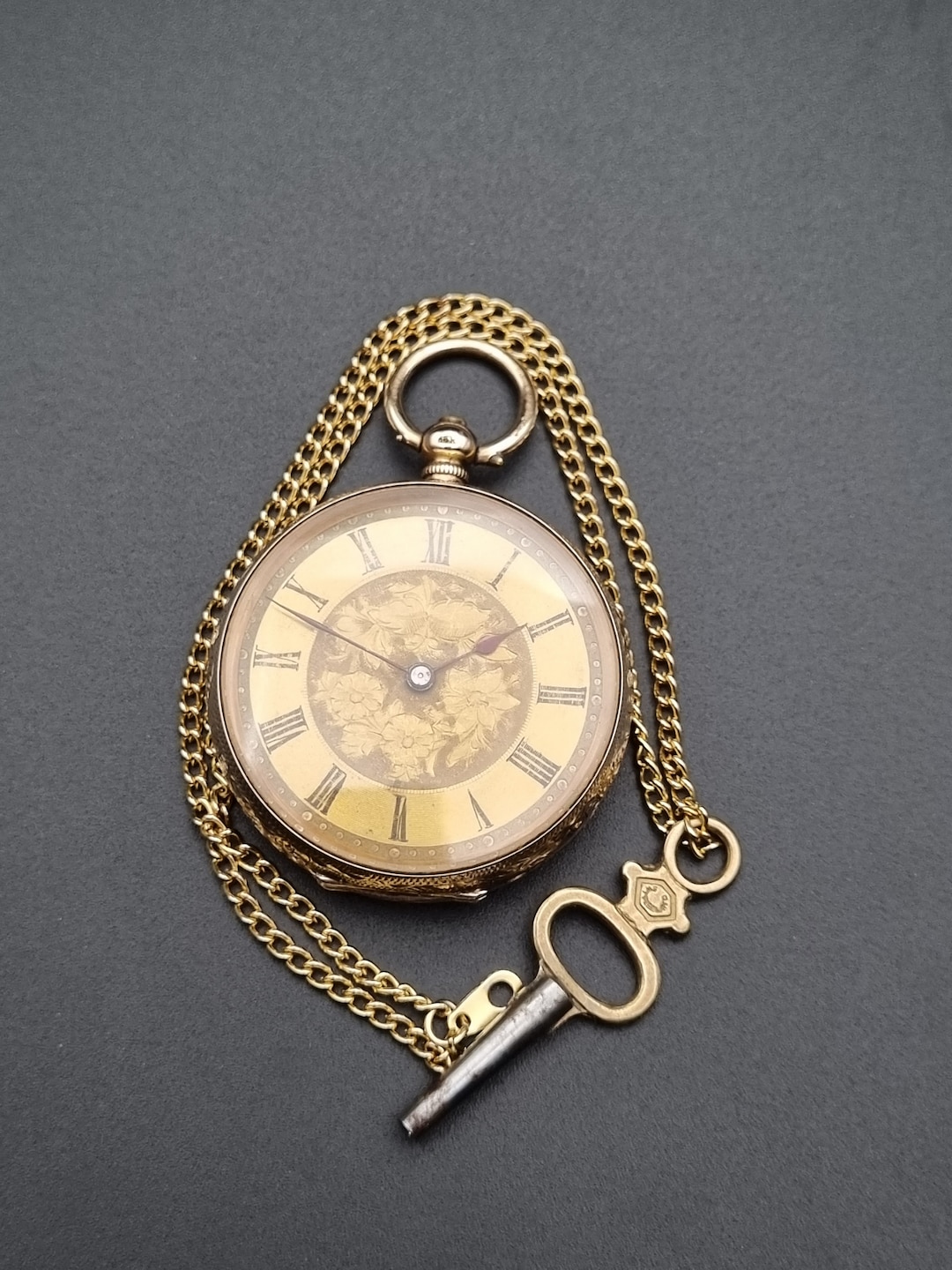 14 Ct Gold Pocket Watch - Etsy