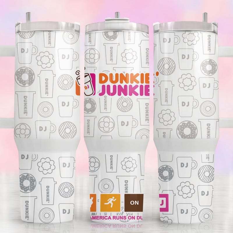 Dunkin Donuts Tumbler - Etsy