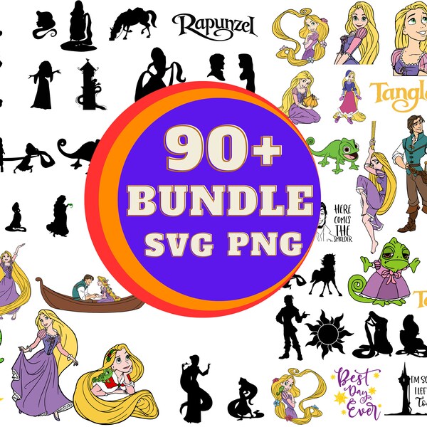 Rapunzel Svg - Etsy