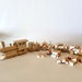 Wood Train Puzzle With Colored Rays, Train Set, All Natural Maple Wood ...