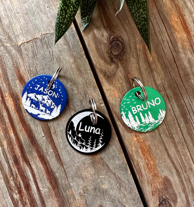 Cute Dog Tag Personalized, Custom, and Engraved ID. Ideal for Small ...