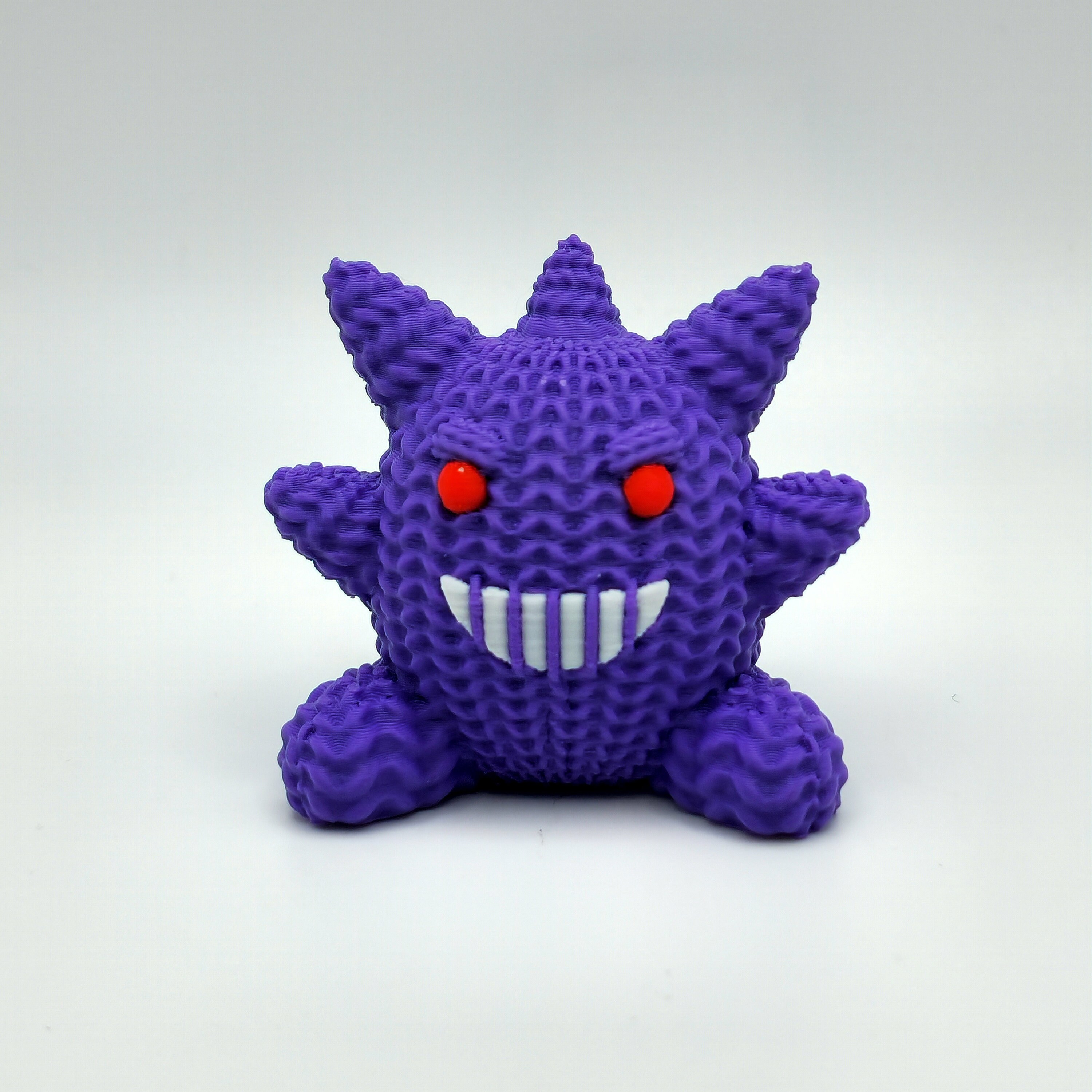 Crochet Amigurumi Gengar, Pokemon 3D Printed Keychain - Etsy