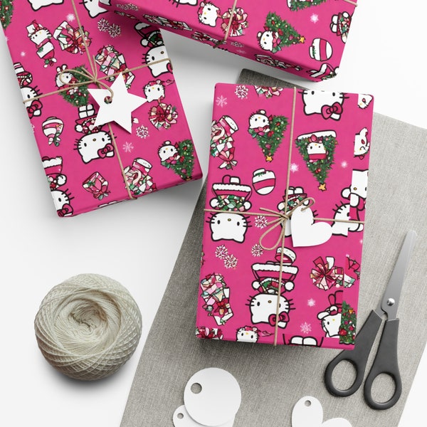 Hello Kittys Wrapping Paper - Etsy