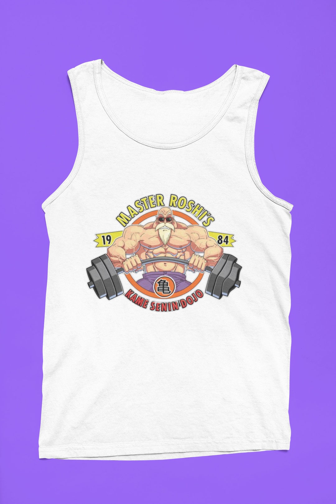 DBZ ANIME VEST Master Roshi Gym Vest Japanese Anime - Etsy