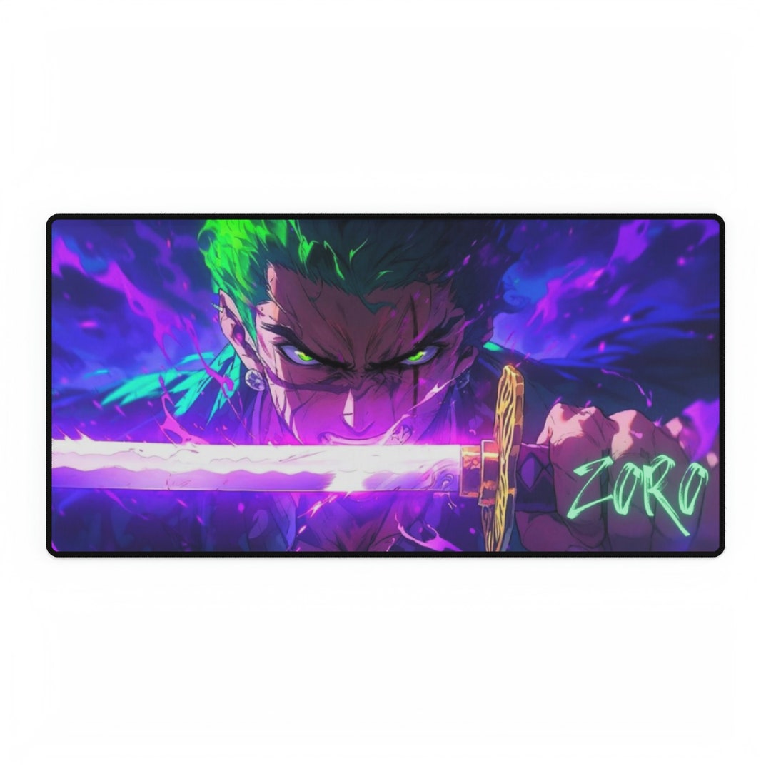 Anime One Piece Zoro Mouse Pad, Gaming Desk Mat, Keyboard Pad, Office ...