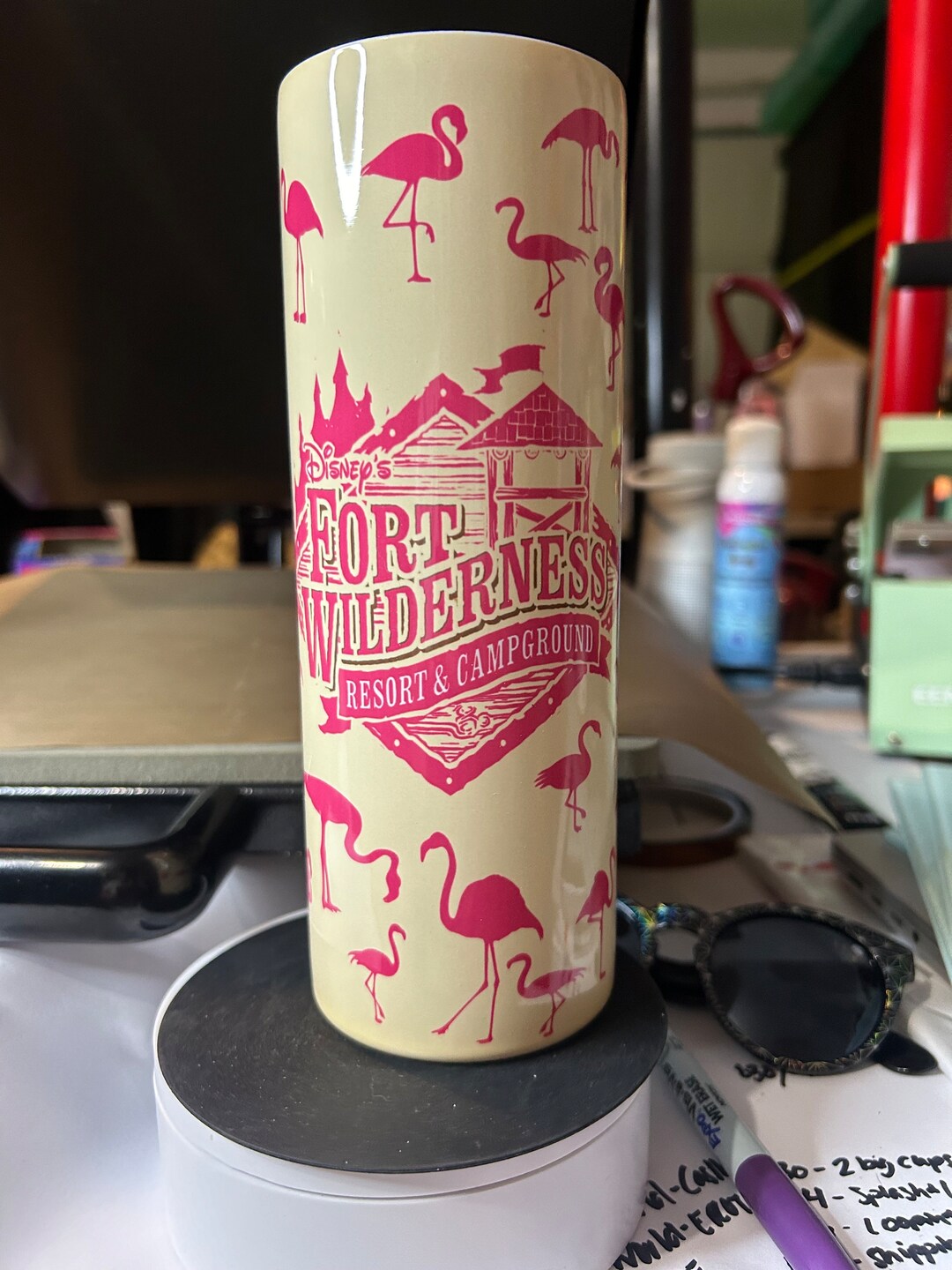Flamingo Fort Wilderness Tumbler - Etsy