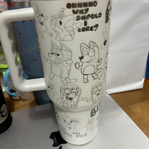 Chili - Bluey Inspired 40 Oz Engraved Tumbler - Etsy