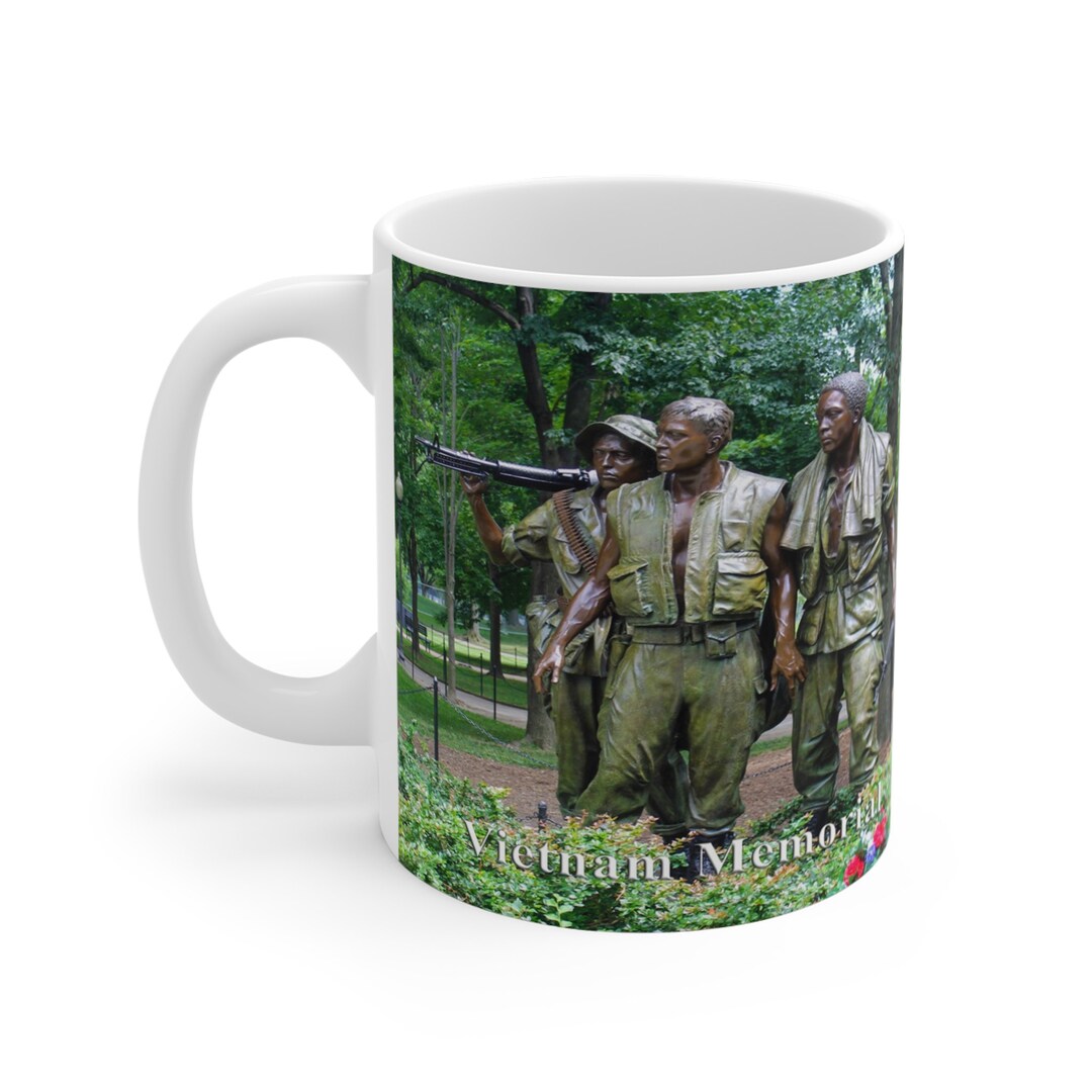 Vietnam Memorial Coffee Mug, War Memorial Mug, Veteran Gift, Patriotic ...
