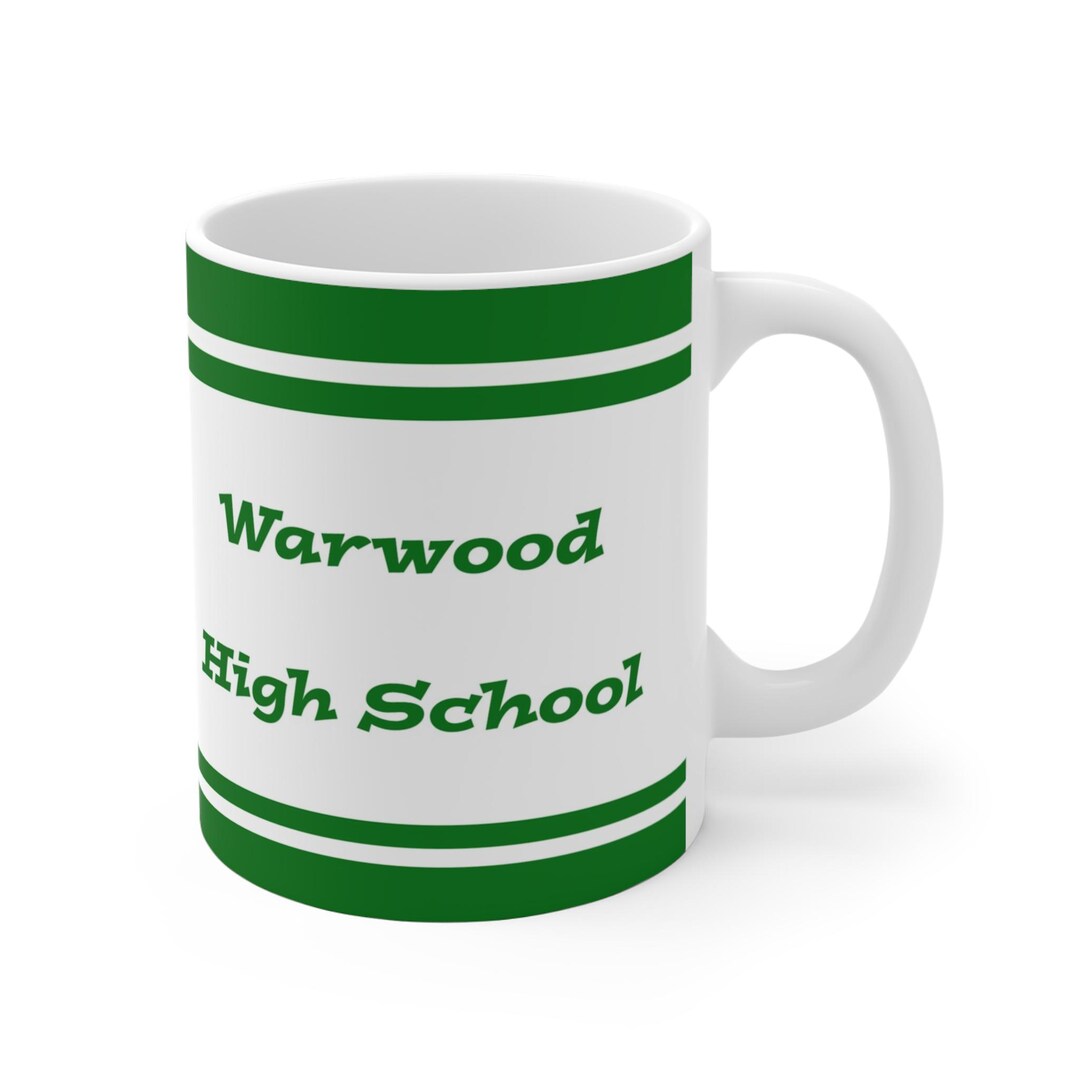 Warwood High School Coffee Mug, Custom Graduation Gift, School Reunion ...