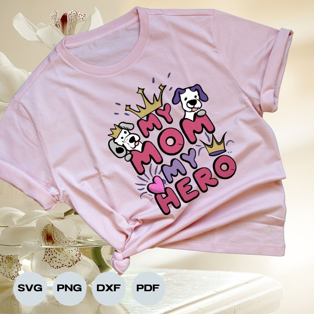 My Mom My Hero SVG Stacked Mama SVG Blessed Mom Svg Mom - Etsy Canada
