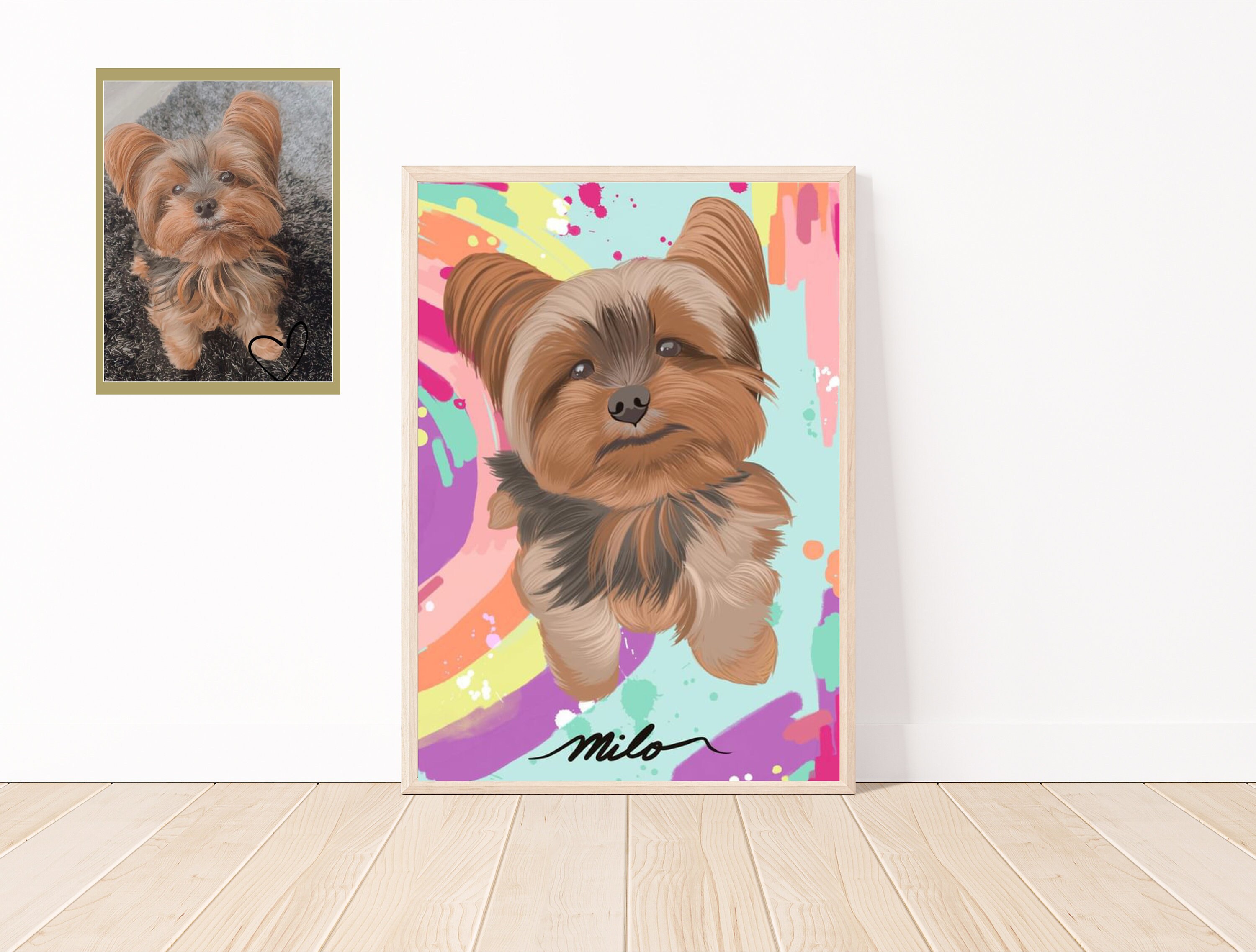 Personalized Pop Art Illustration Pop Art Illustration - Etsy