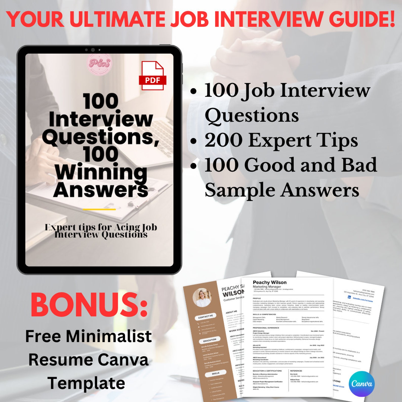 100 Job Interview Guide Questions and Answers | Expert Tips and ...