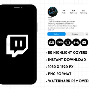Streamer Instagram Highlight Covers, Gamer Instagram Highlight Covers ...