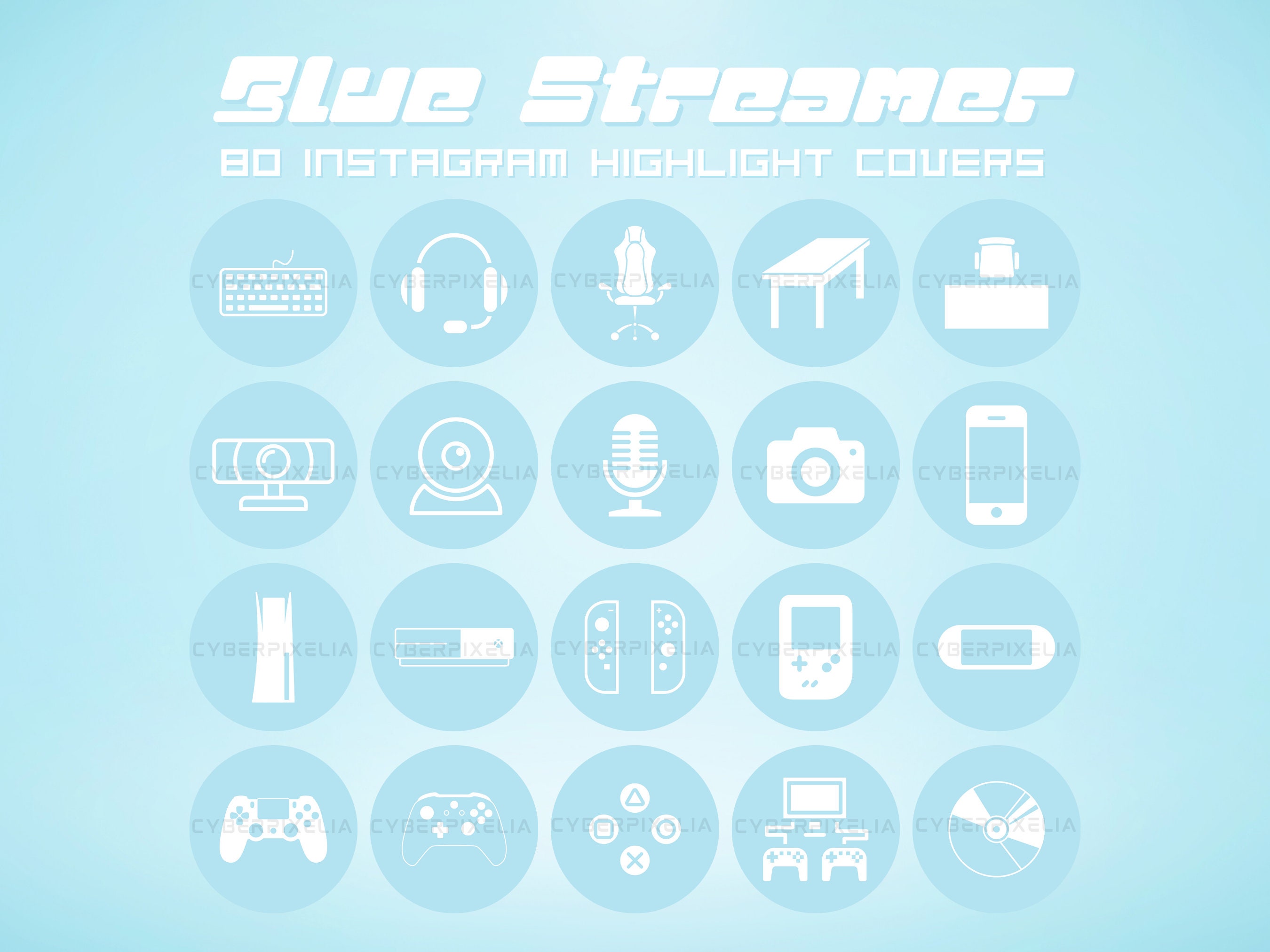 Streamer Instagram Highlight Covers Gamer Instagram Highlight - Etsy