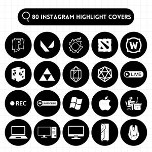 Streamer Instagram Highlight Covers, Gamer Instagram Highlight Covers ...