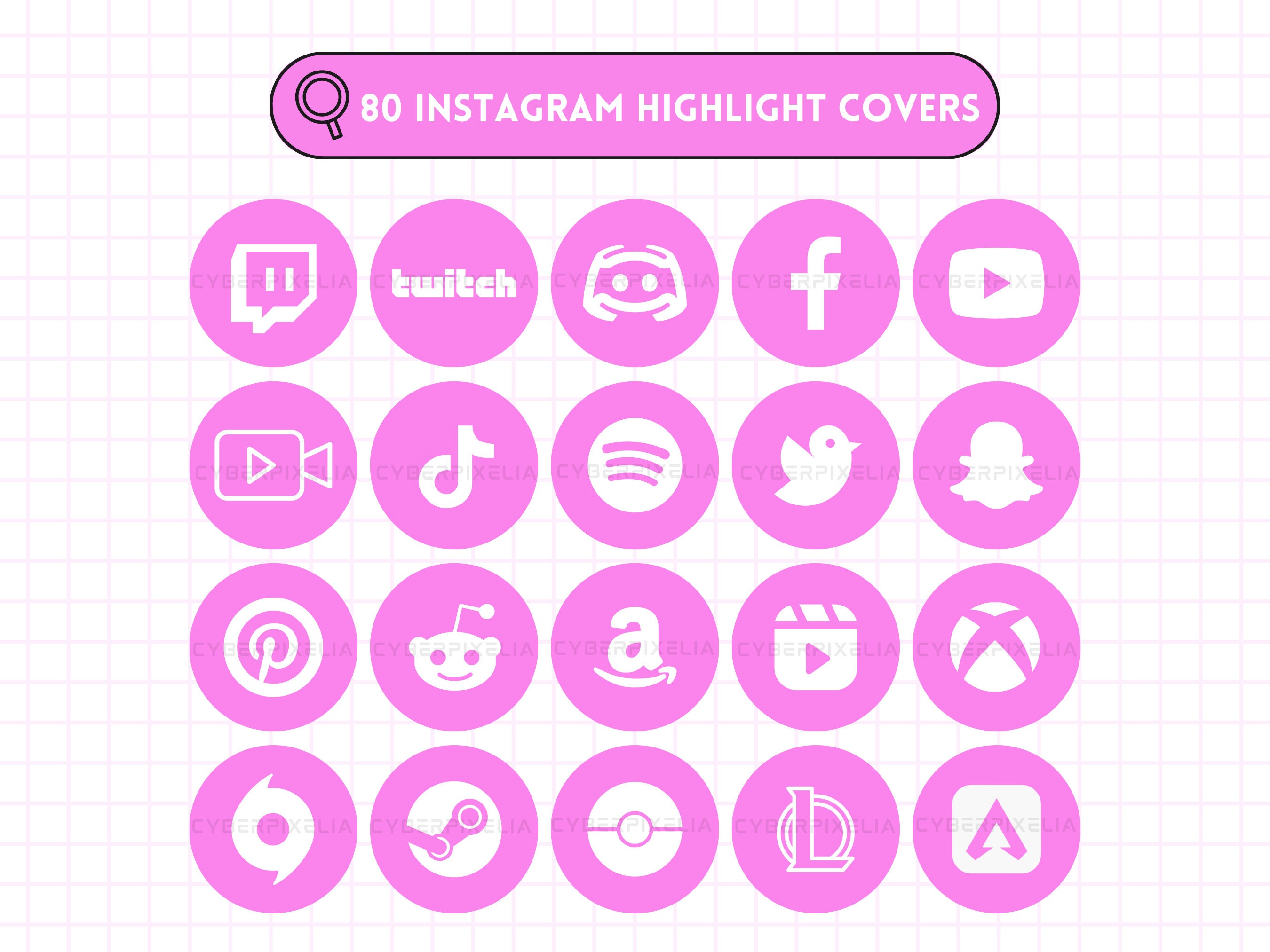 Streamer Instagram Highlight Covers, Gamer Instagram Highlight Covers ...