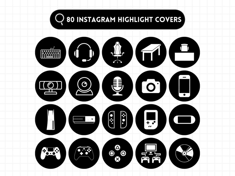Streamer Instagram Highlight Covers, Gamer Instagram Highlight Covers ...